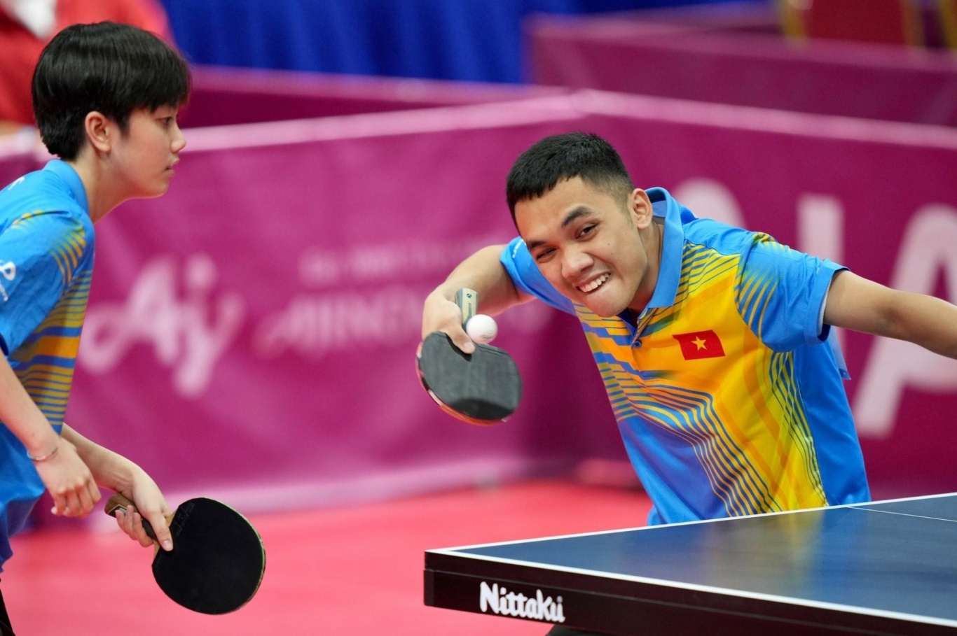 Anh Hoàng – Mai Ngọc viết lại lịch sử bóng bàn Việt Nam sau 26 năm
