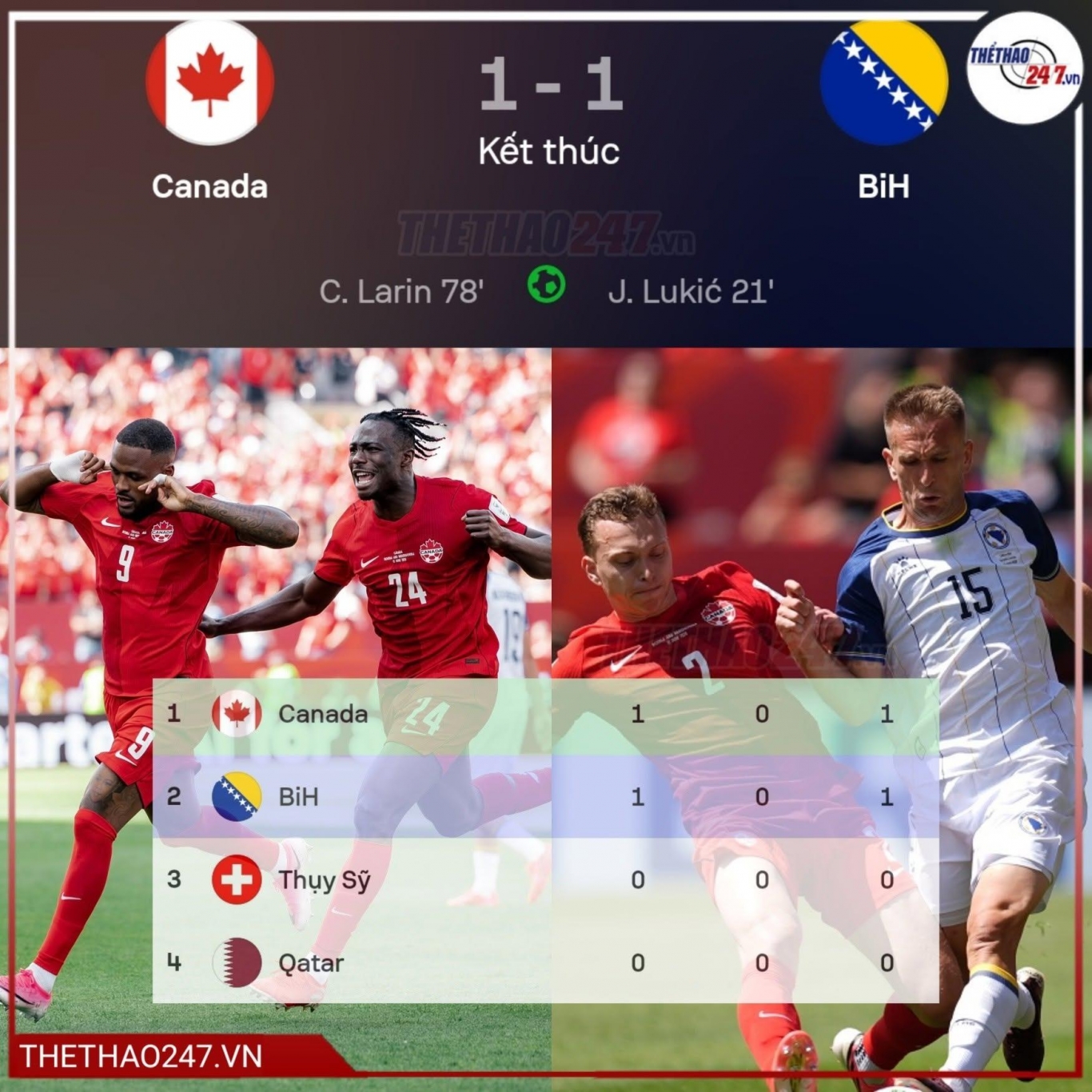 Cầu thủ hay nhất trận nói điều bất ngờ về huyền thoại Canada