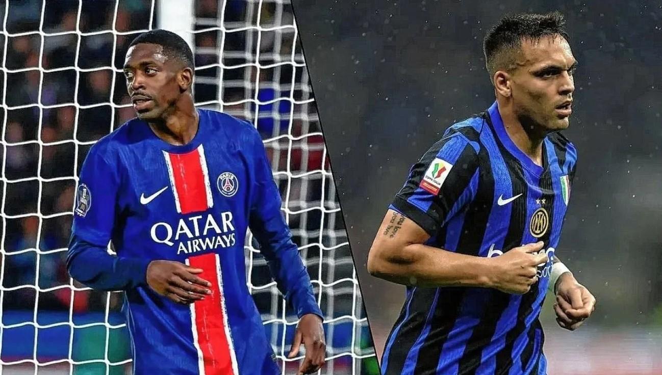 Đội hình mạnh nhất PSG vs Inter Milan: Dembele đấu Martinez