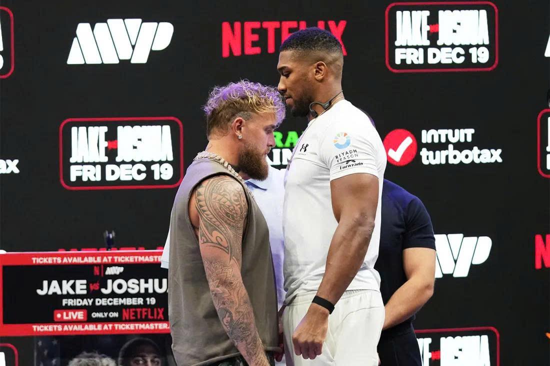 Siêu sao UFC lo Jake Paul 'khó thở' trước Anthony Joshua