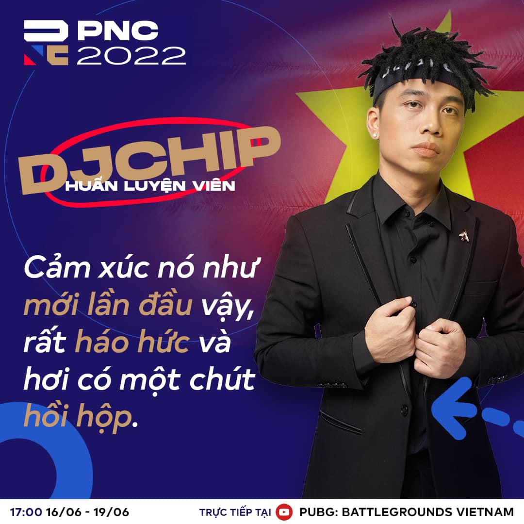 Streamer DJ Chip trở thành HLV đội tuyển PUBG Việt Nam