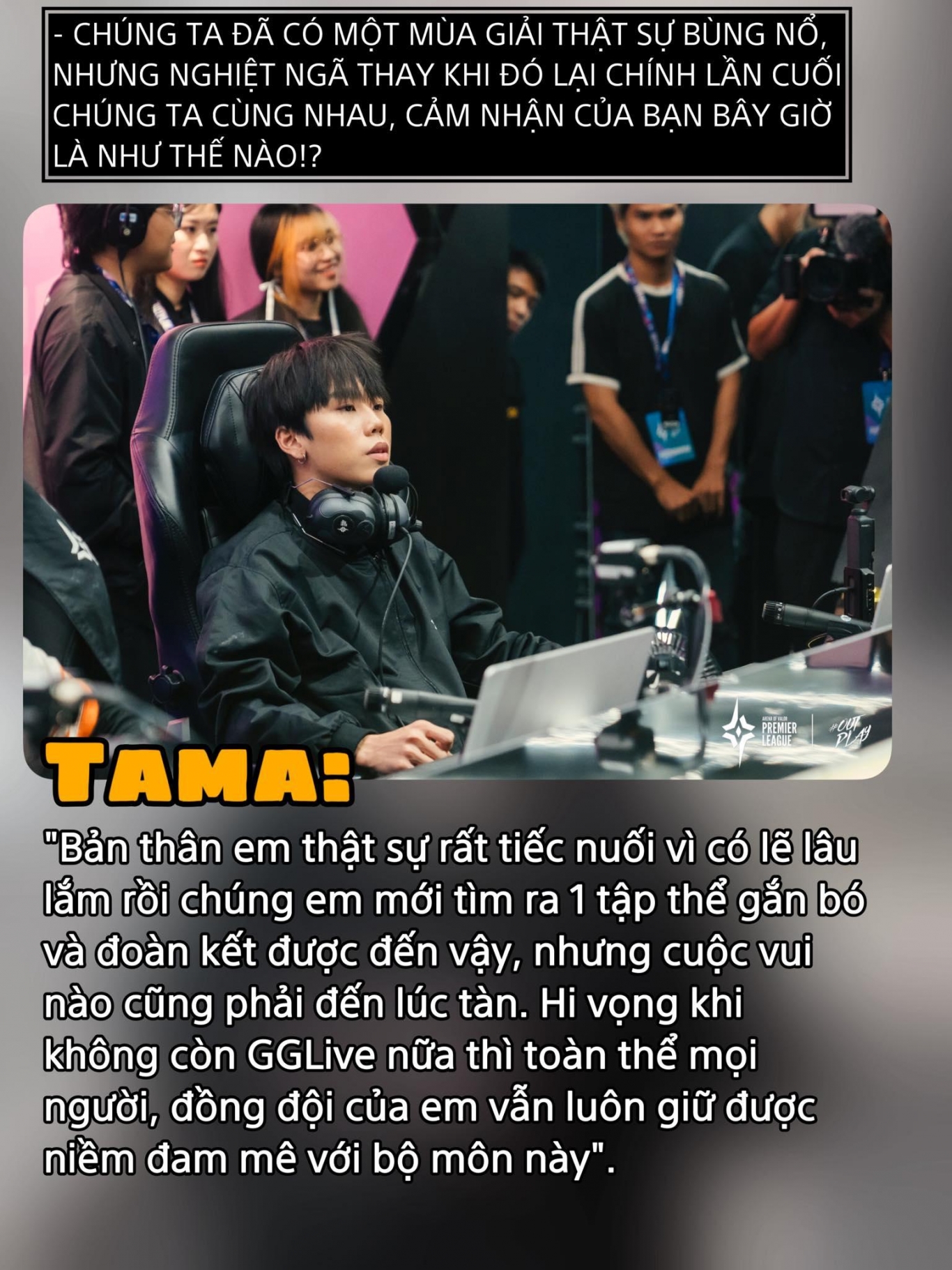 GG Live Liên Quân Mobile giải thể ngay sau APL 2024