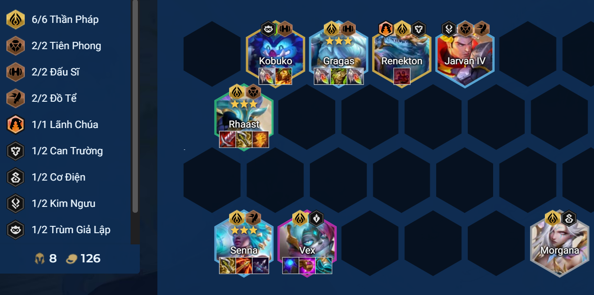 Cách chơi đội hình Rhaast Đa Nhân Cách DTCL Mùa 14