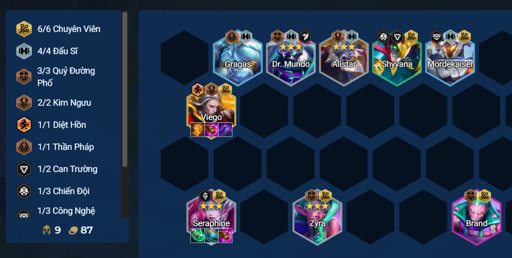 Cách chơi đội hình Seraphine Reroll DTCL Mùa 14