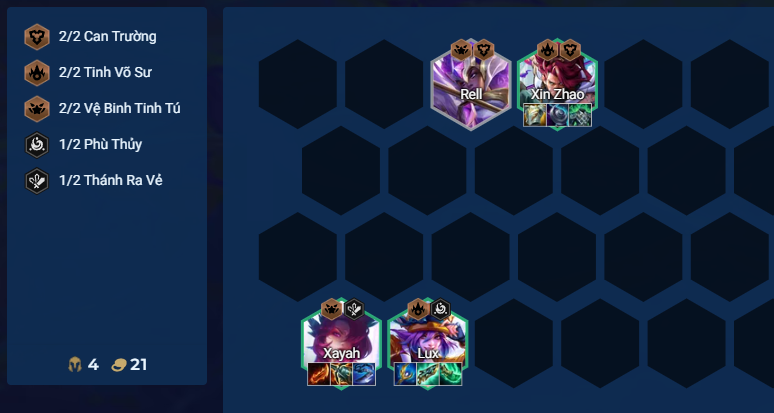 Cách chơi đội hình Xayah Lux Can Trường DTCL Mùa 15