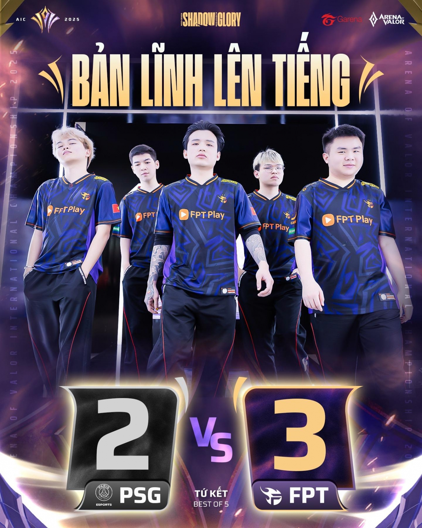 FL đánh bại PSG, thẳng tiến bán kết AIC 2025