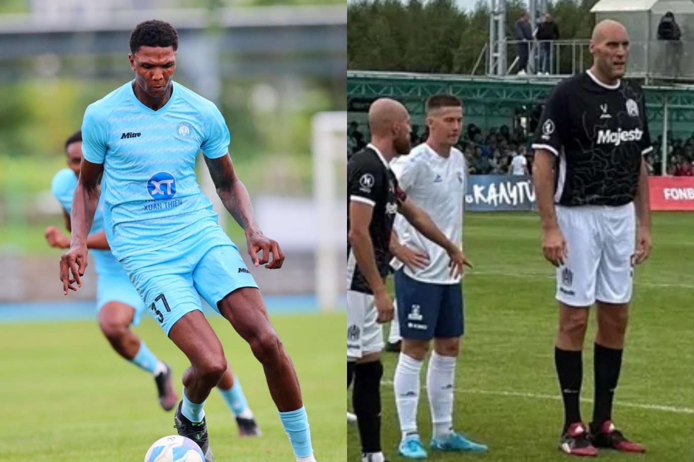 Tiền đạo cao 2m06 ở Việt Nam bị phá kỷ lục cao nhất thế giới