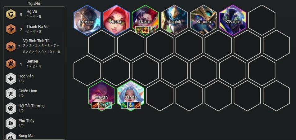 Cách chơi đội hình Xayah - Rakan Fan Service reroll DTCL mùa 15