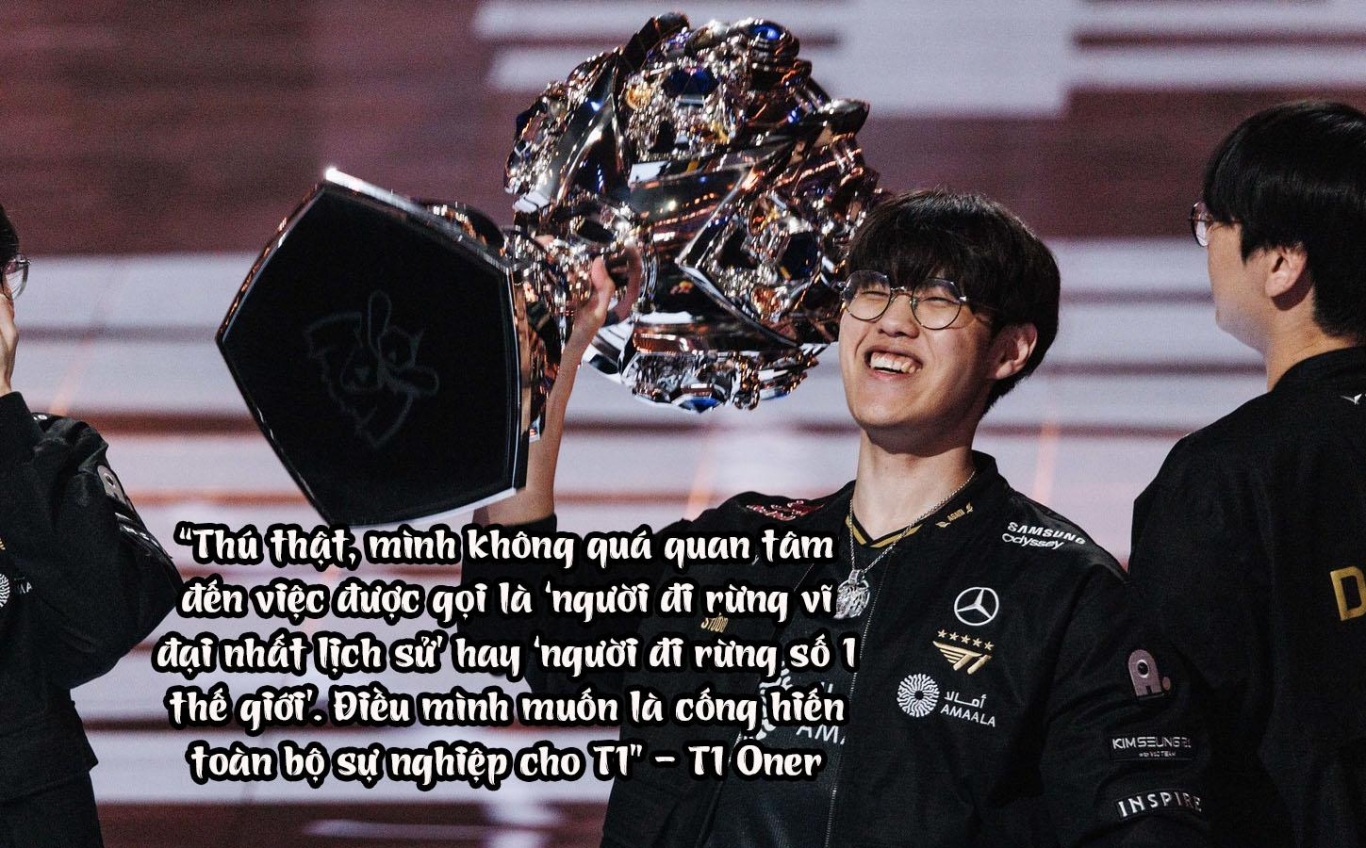 Oner tiết lộ về tương lai: 'Ước mơ của tôi là gắn bó trọn sự nghiệp với T1'