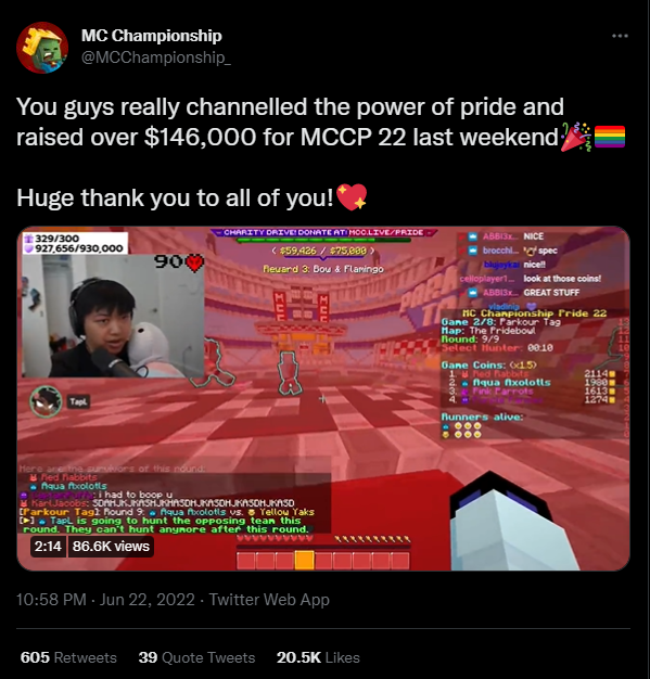 MC Championship Pride (MCC) 2022 quyên góp được hơn 145.000 đô la cho ...