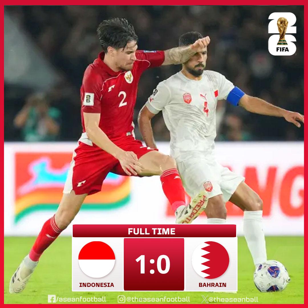 Kết quả bóng đá Indonesia vs Bahrain: Giấc mơ World Cup vẫy gọi