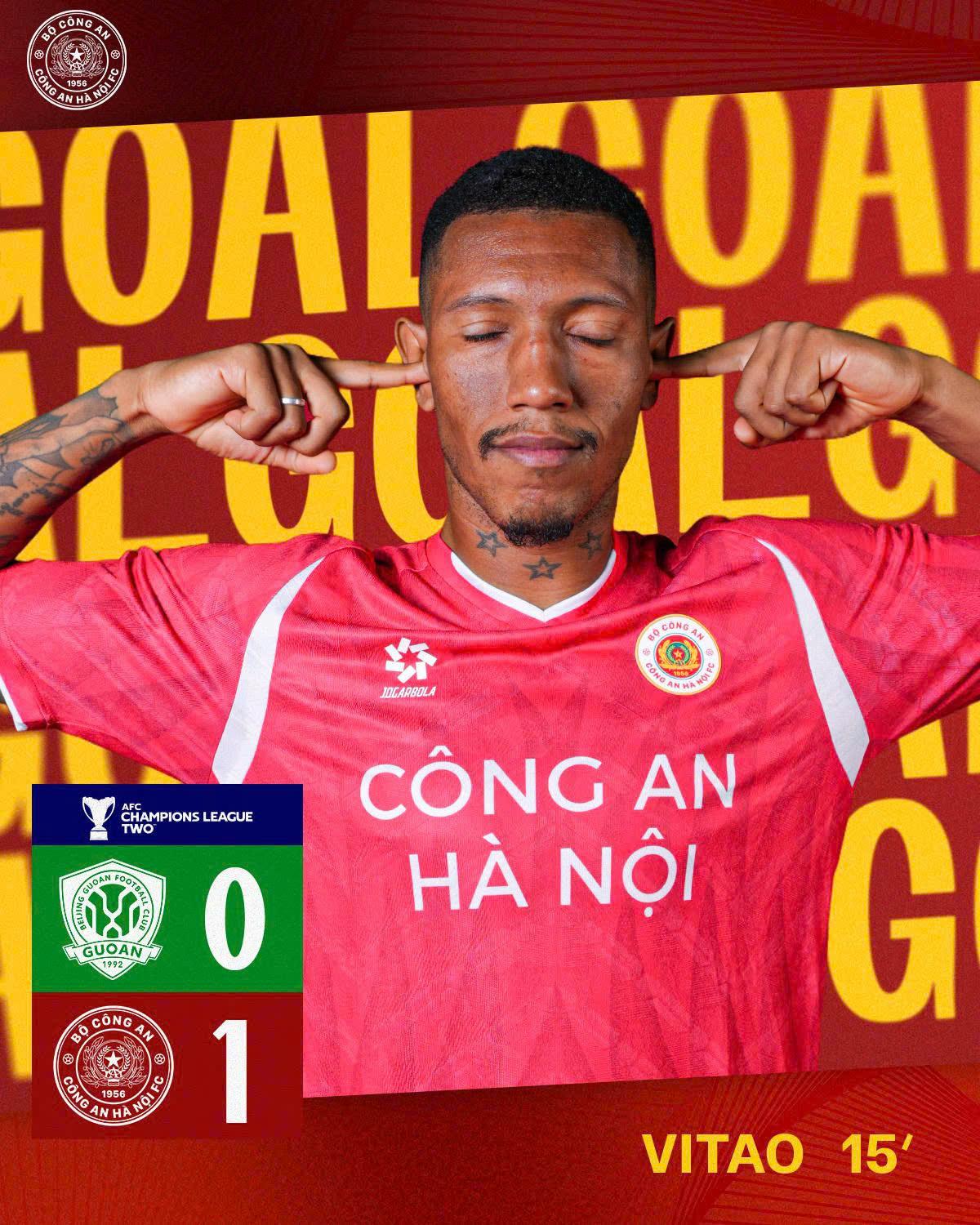 Kết quả CAHN vs Beijing Guoan, 19h15 hôm nay 18/9