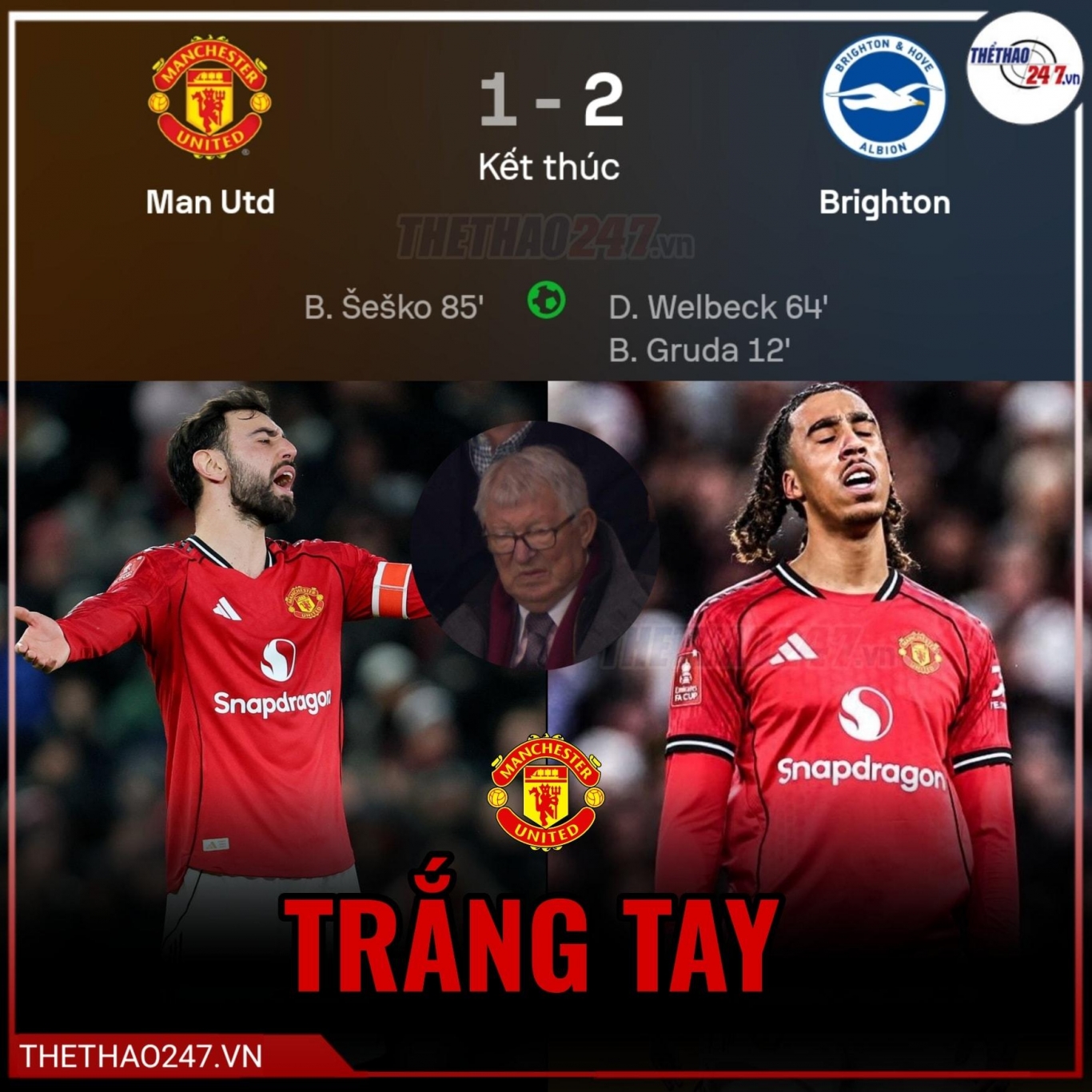 CĐV MU đòi đuổi ngay cầu thủ này sau cú sẩy chân ở FA Cup