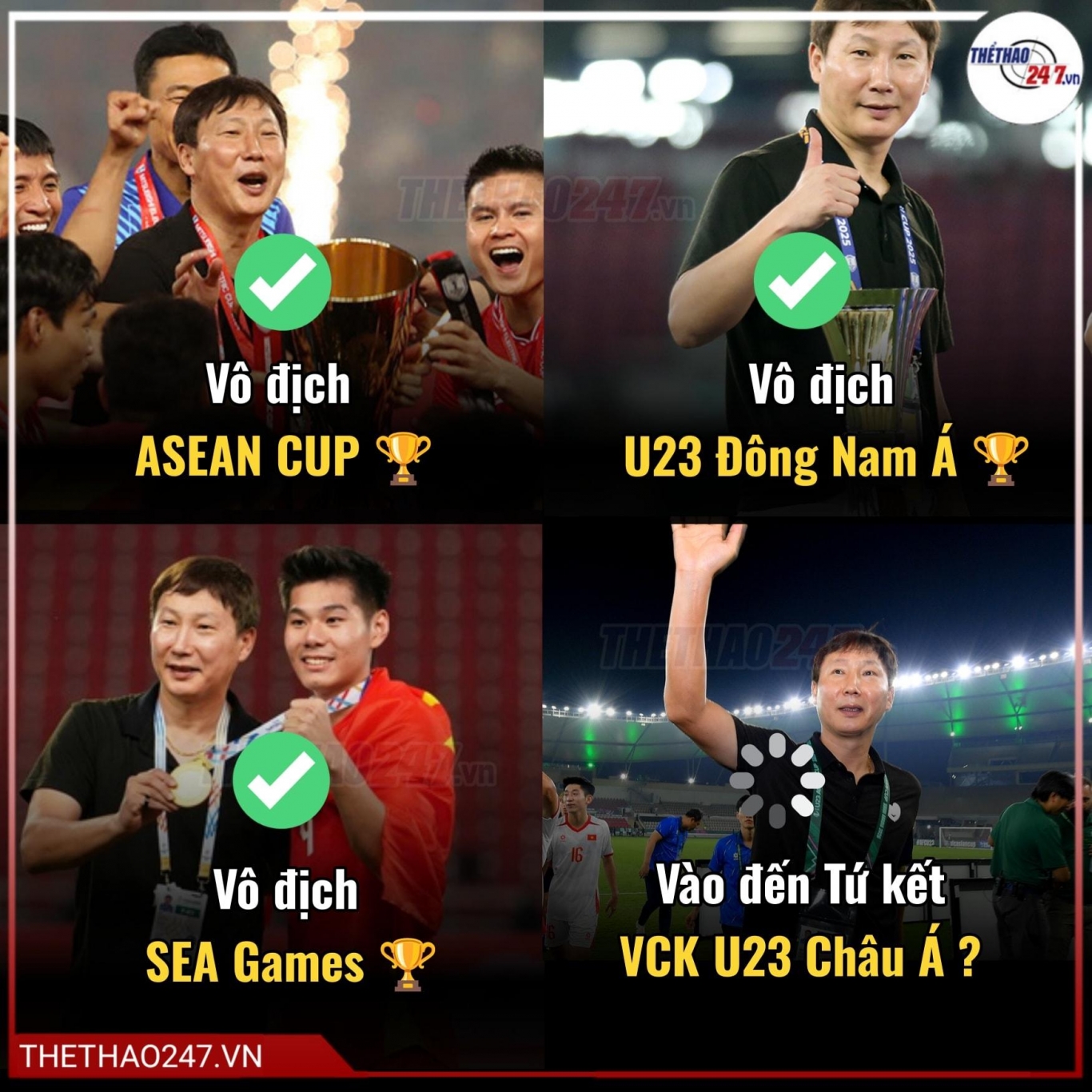 Báo Hàn Quốc khẳng định HLV Kim Sang Sik vượt Park Hang-seo