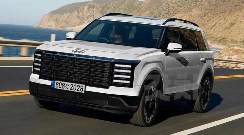 Hyundai Palisade 2026 lộ ảnh nội thất "na ná" Santa Fe thế hệ mới