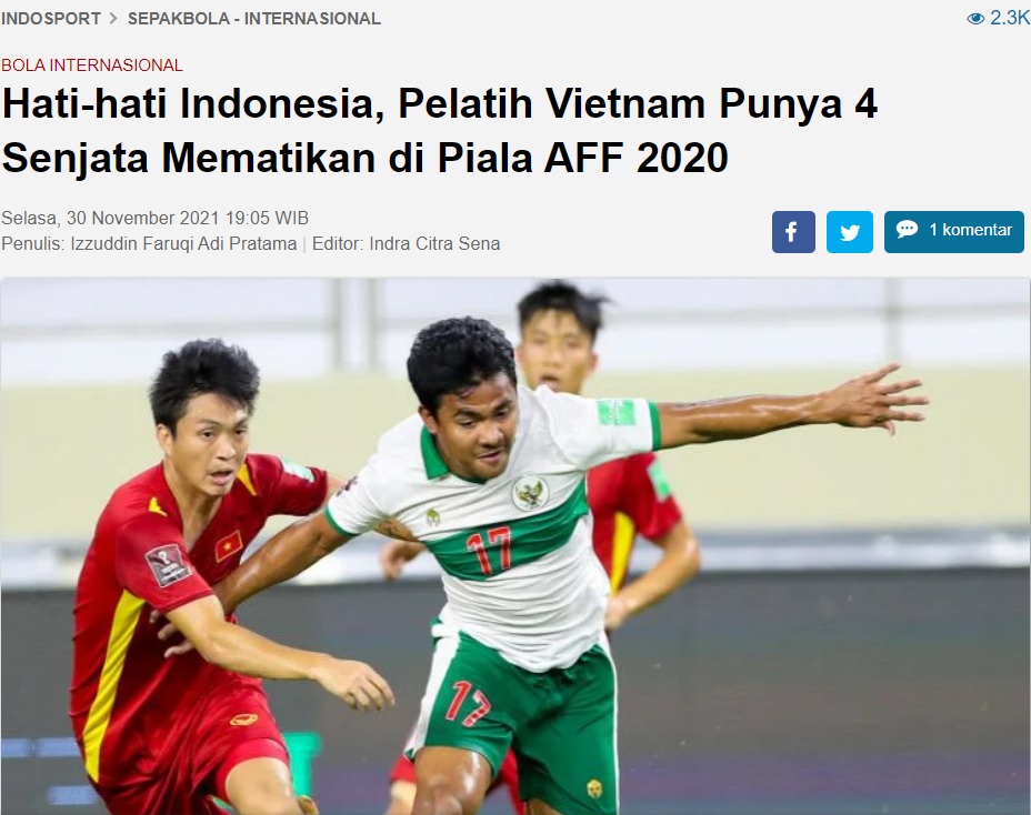 Báo Indonesia chỉ ra 4 'ngòi nổ' đáng sợ nhất của ĐT Việt Nam