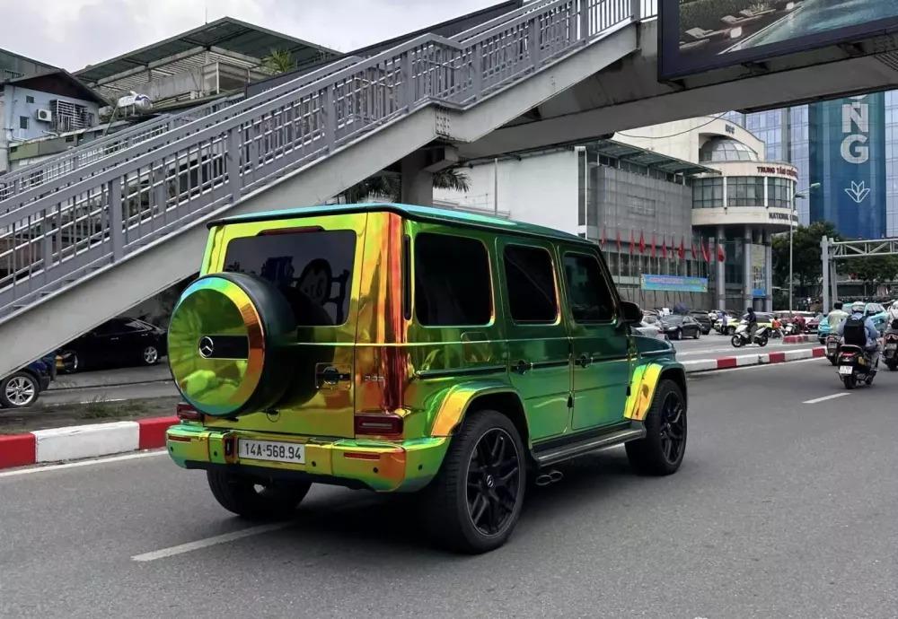 Mercedes-AMG G63 được đại gia Quảng Ninh tân trang với bộ áo 'tắc kè ...