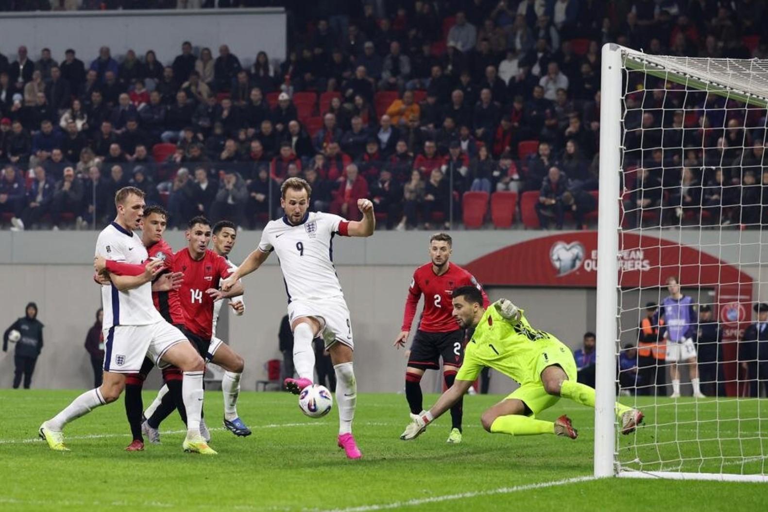 Kết quả - tỷ số Anh vs Albania: Harry Kane toả sáng