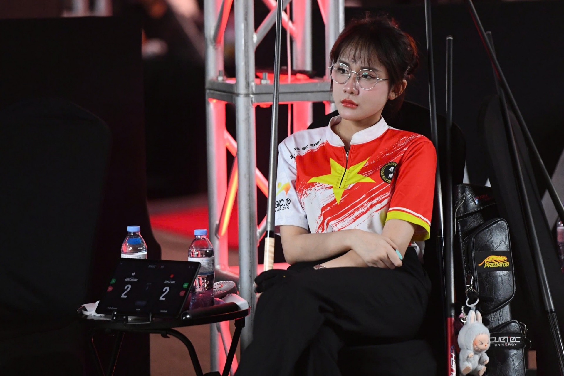 Chiêm ngưỡng nhan sắc tuyệt đỉnh của nữ cơ thủ đẹp nhất giải Hanoi Open Pool 2024