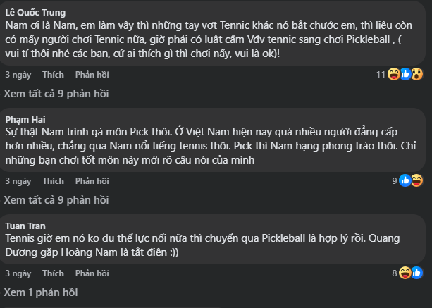 Lý Hoàng Nam chuyển hướng sang pickleball, NHM tennis Việt Nam quan ngại