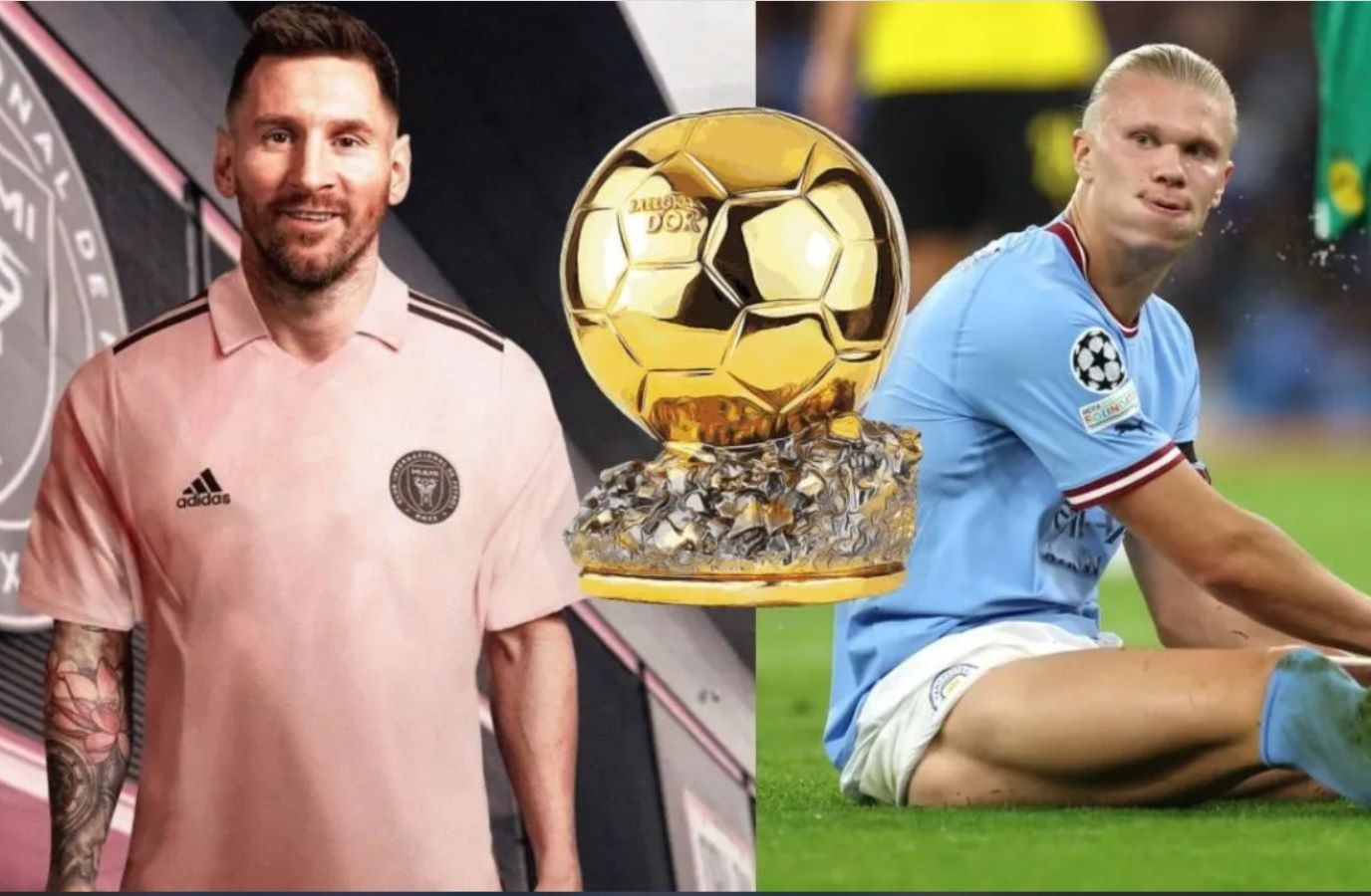 Xác nhận 100%, ngã ngũ cuộc đua Quả bóng vàng 2023 giữa Messi và Haaland