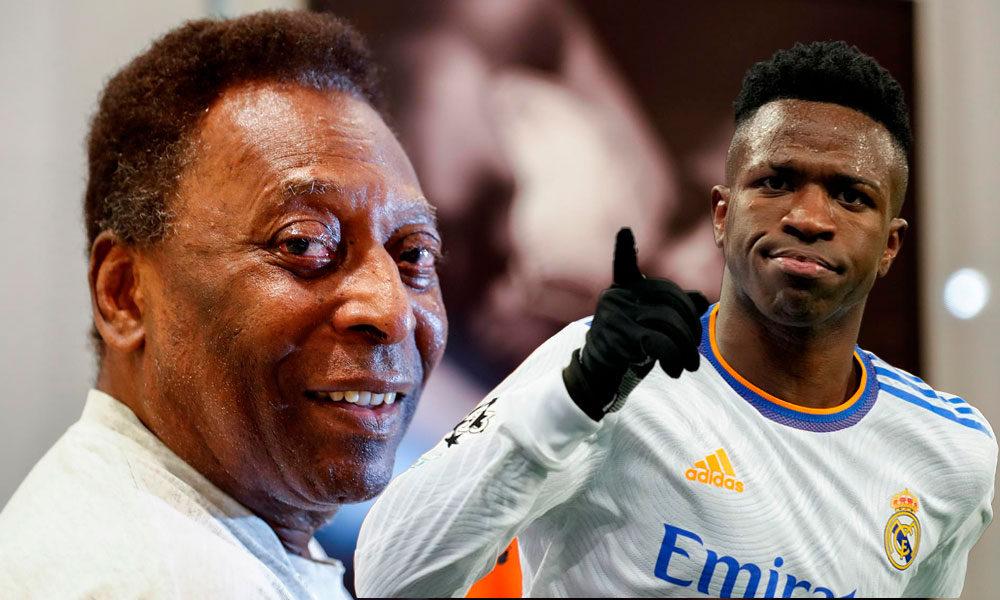 Vinicius Jr được ví như Vua bóng đá