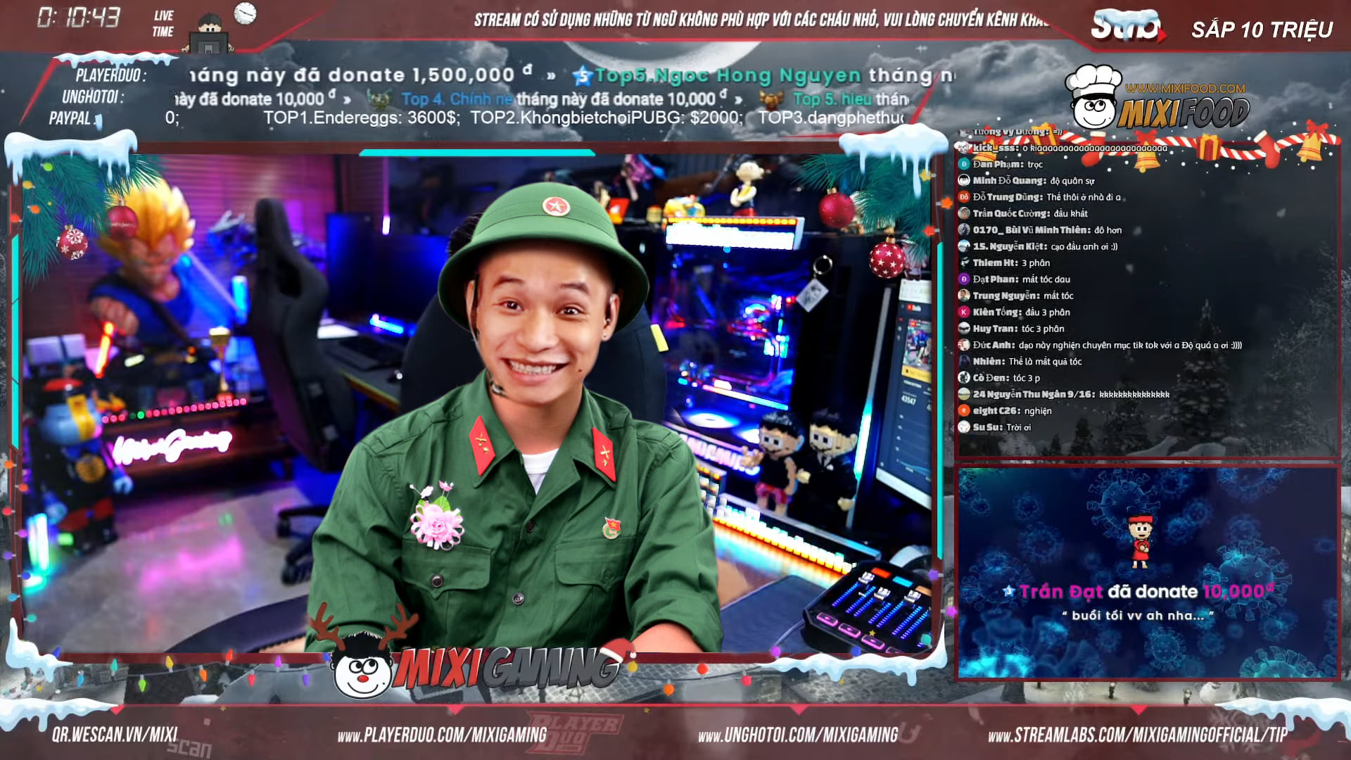 Độ Mixi tham dự Sao Nhập Ngũ 2021, nghỉ livestream 10 ngày