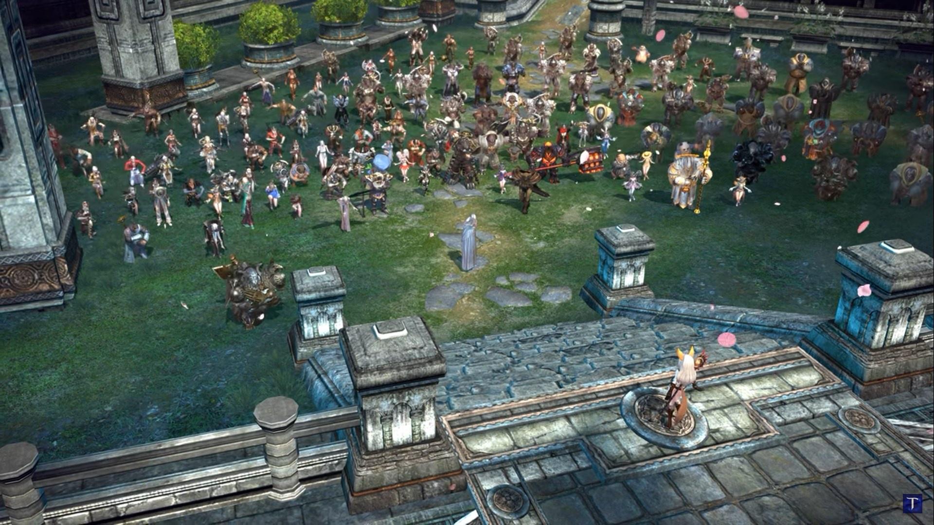 Toàn bộ NPC cúi đầu chào tạm biệt người chơi trước khi game đóng cửa