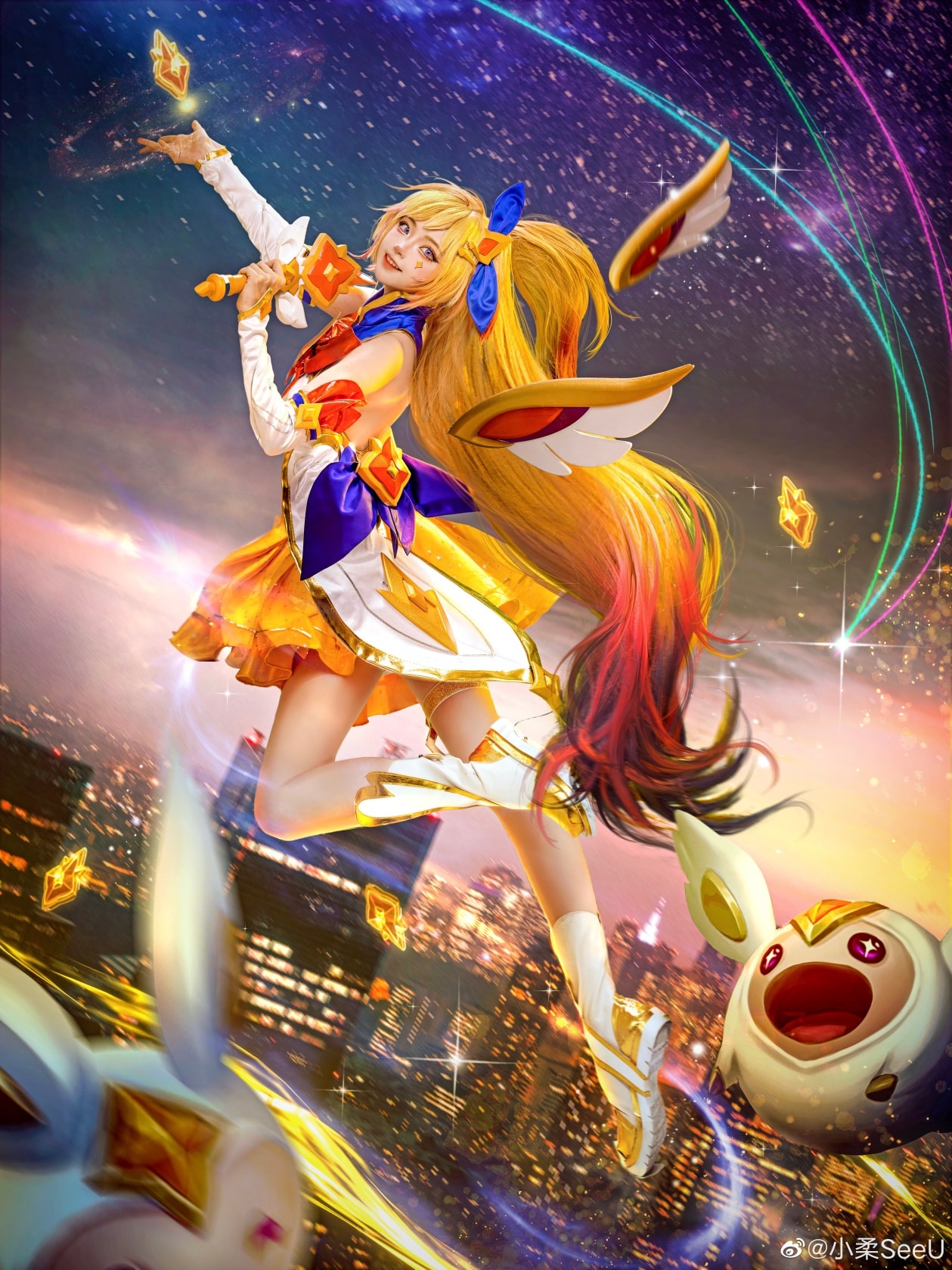 Cosplay Seraphine đẹp rạng rỡ từ coser SeeU