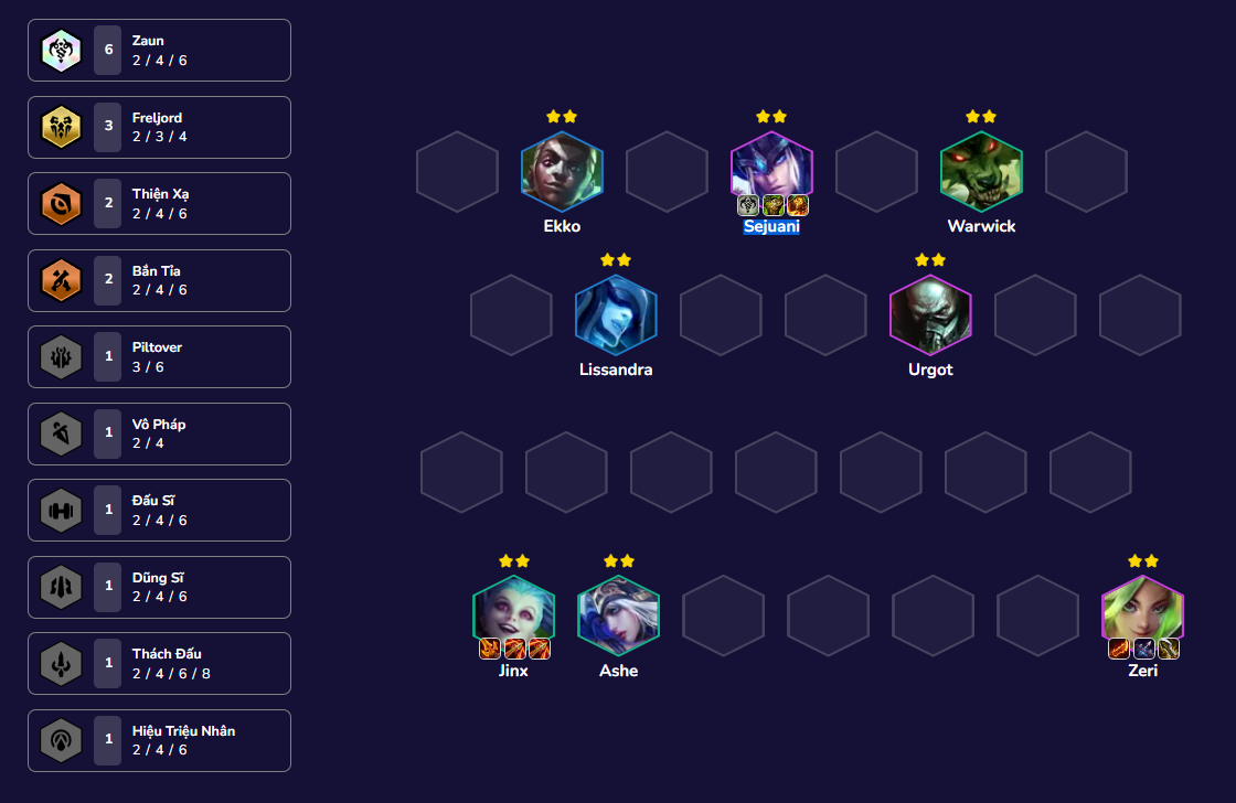 Cách chơi đội hình Jinx Zaun DTCL Mùa 9