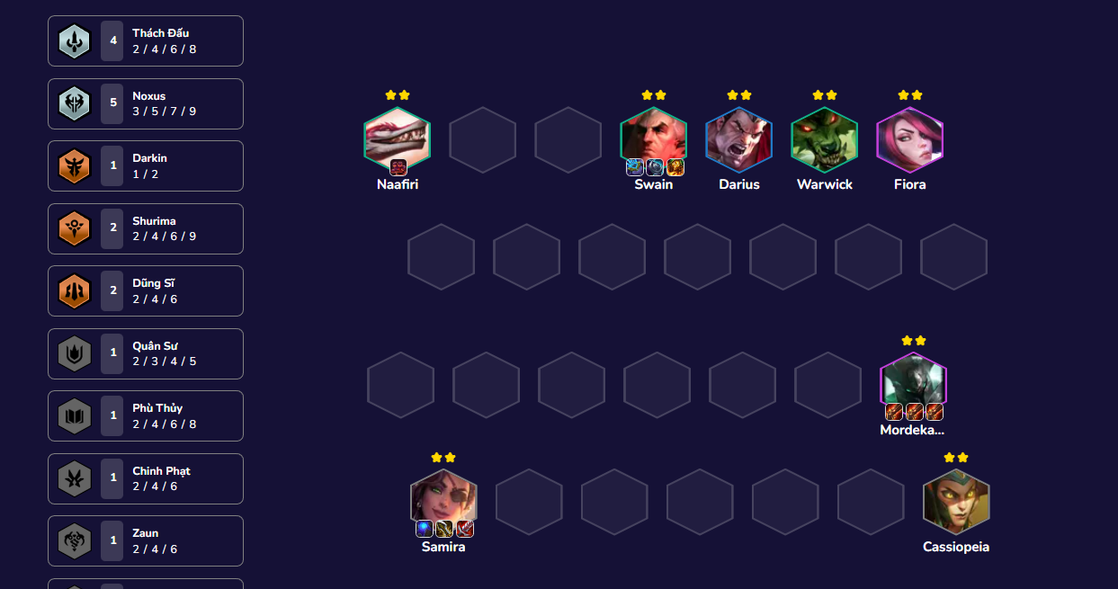 Cách chơi đội hình Samira Noxus DTCL Mùa 9.5