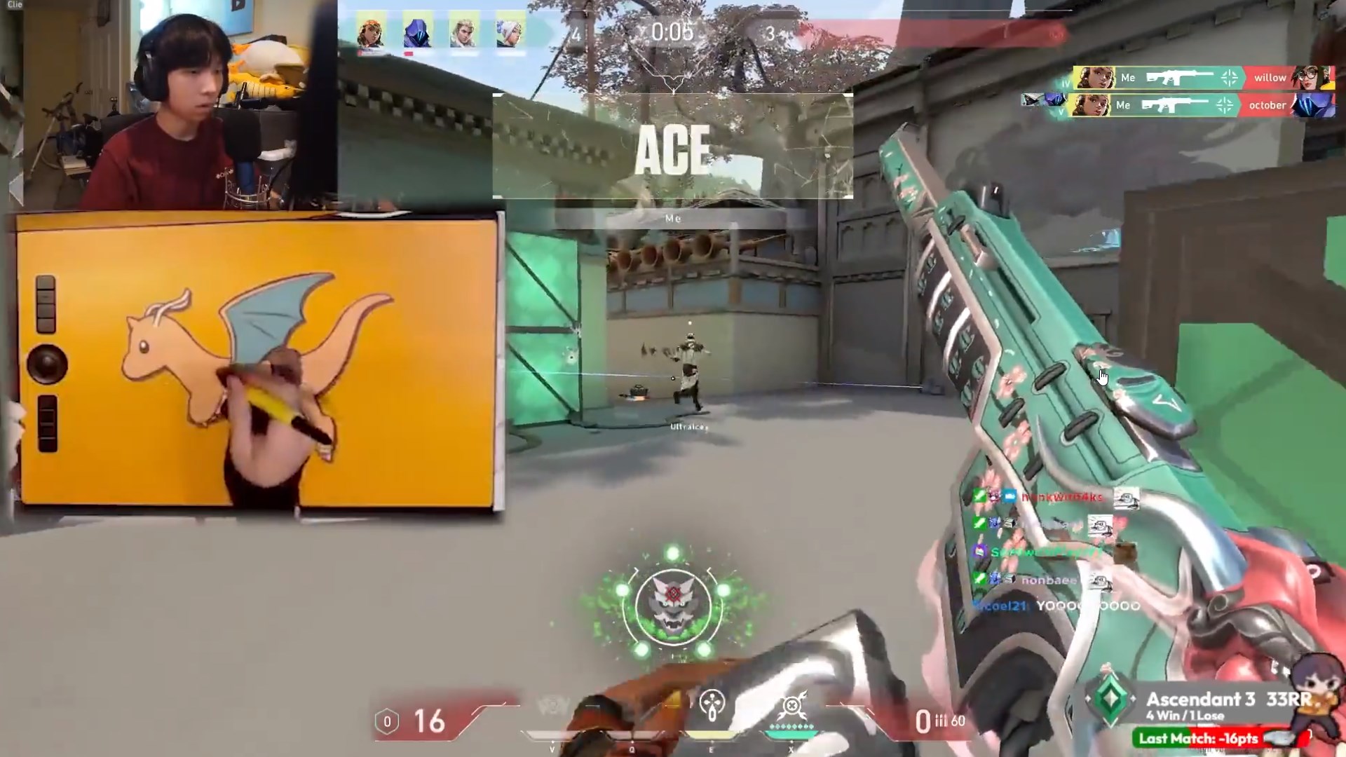 Game thủ VALORANT dùng bút thay chuột leo rank Immortal