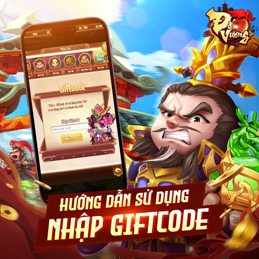 Code Đế Vương 3Q Mobile mới nhất và cách nhập