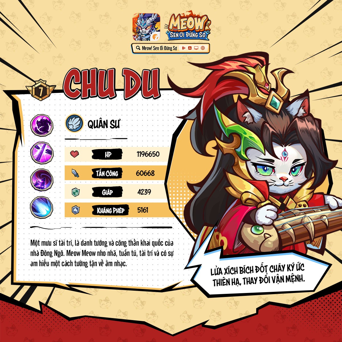 Code Meow Sen Ơi Đừng Sợ mới nhất 12/2025 và cách nhập