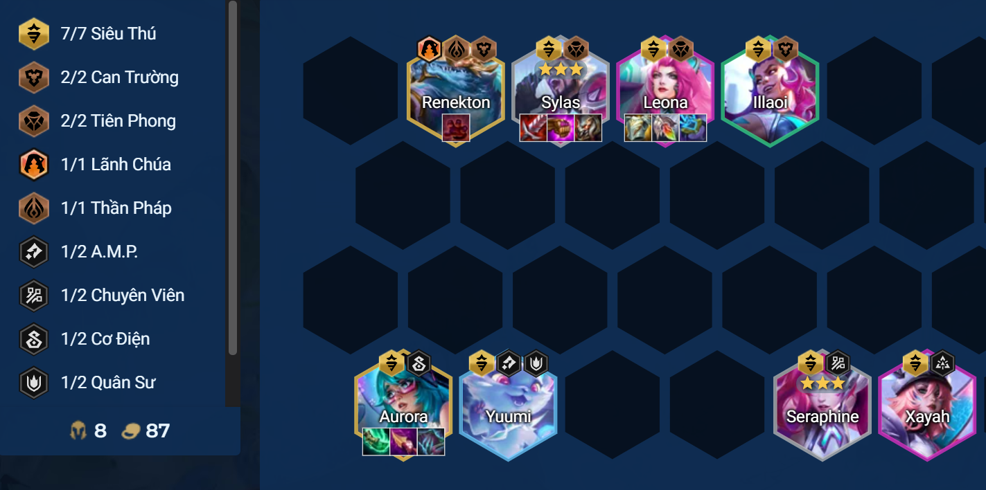 Đội hình Sylas Con Sói Xổng Xích DTCL Mùa 14