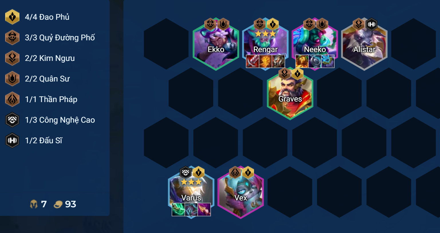 Cách chơi đội hình Reroll Rengar - Varus DTCL Mùa 14