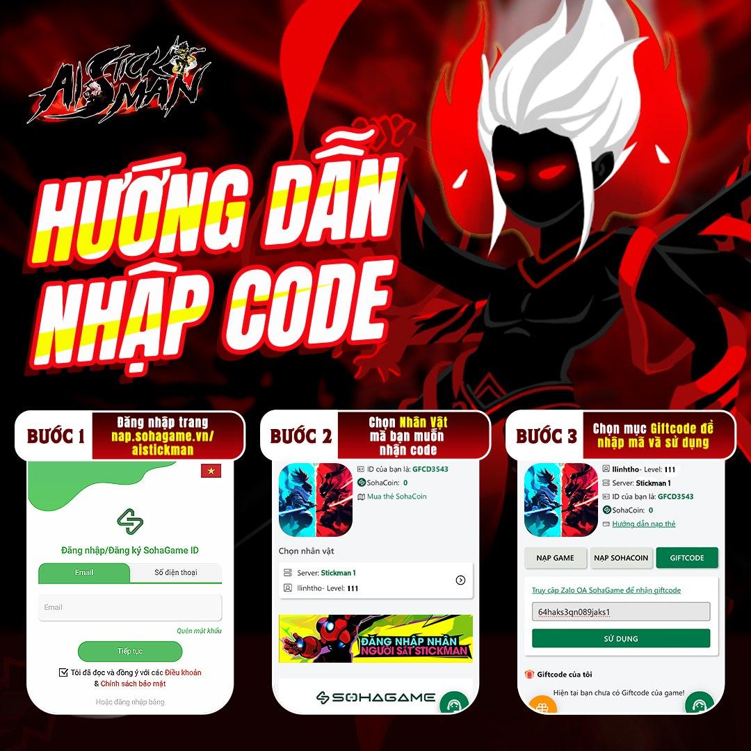 Code AI Stickman – Vũ Trụ Người Que mới nhất và cách nhập
