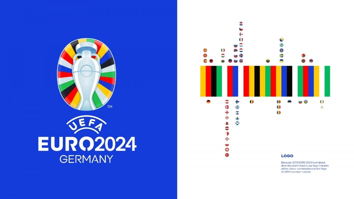 Logo và khẩu hiệu Euro 2024: Tình yêu, hòa bình và đoàn kết