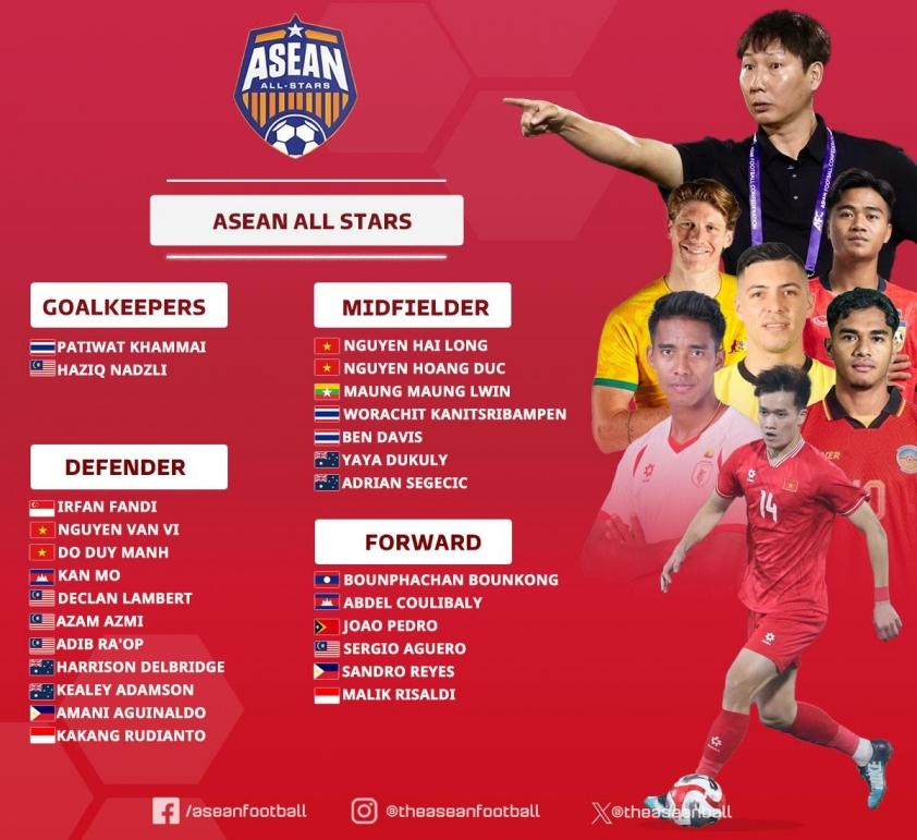Lịch thi đấu ASEAN All-Stars vs MU đá mấy giờ?