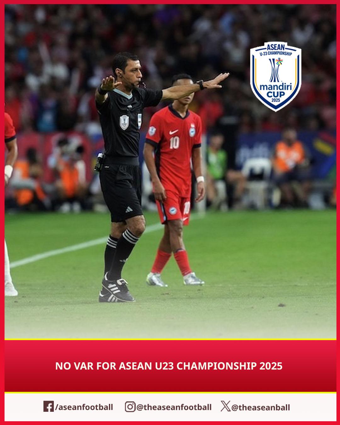 U23 Việt Nam nhận phán quyết về VAR ở giải U23 Đông Nam Á