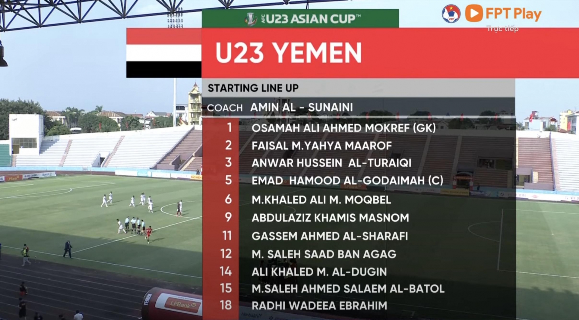 Kết quả U23 Bangladesh vs U23 Yemen: Kịch bản điên rồ