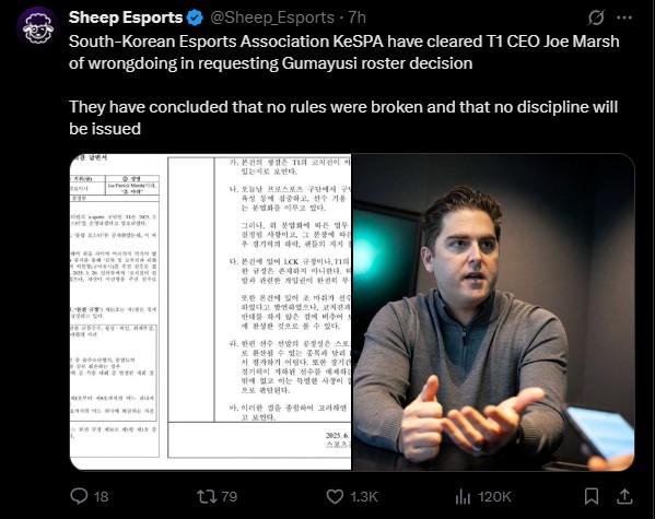 Antifan Gumayusi đâm đơn kiện T1 nhưng bị KeSPA "dội gáo nước lạnh"