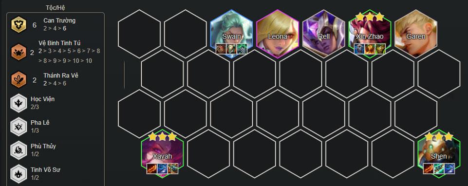 Hướng dẫn đội hình Shen carry DTCL mùa 15