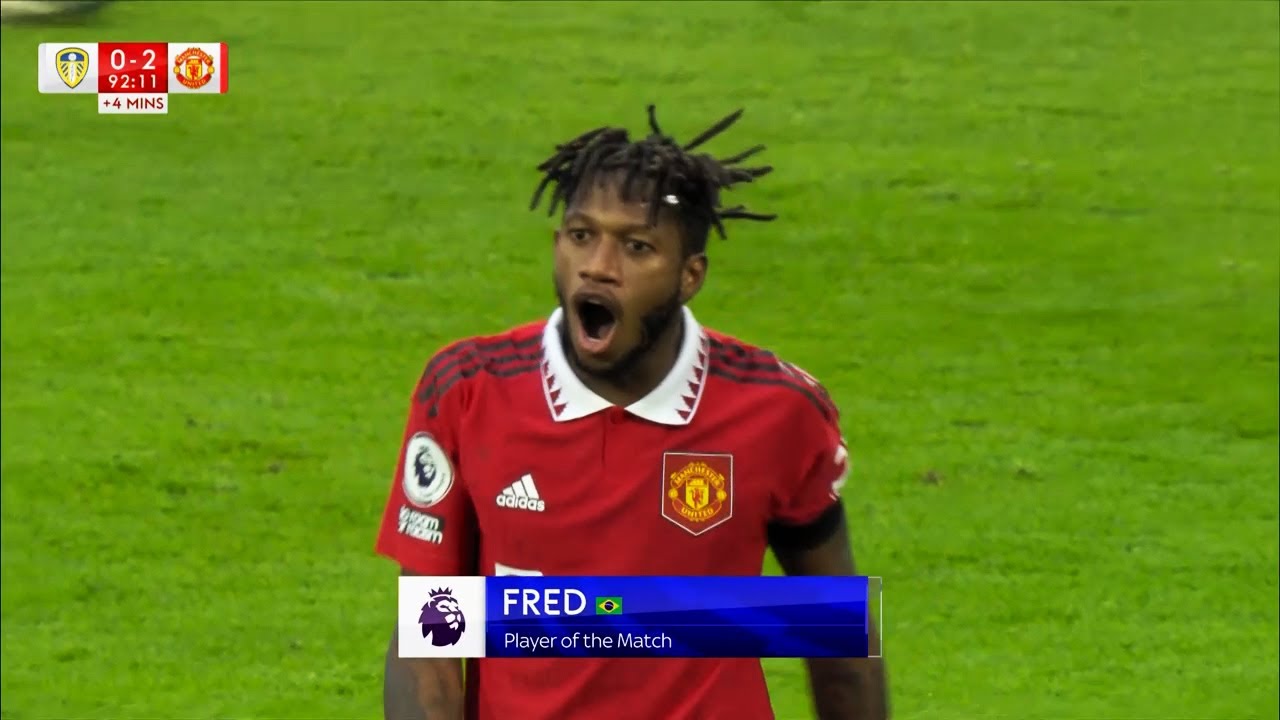 Giành MOTM trước Leeds, 'đại đế' Fred ẵm luôn kỷ lục Ngoại hạng Anh