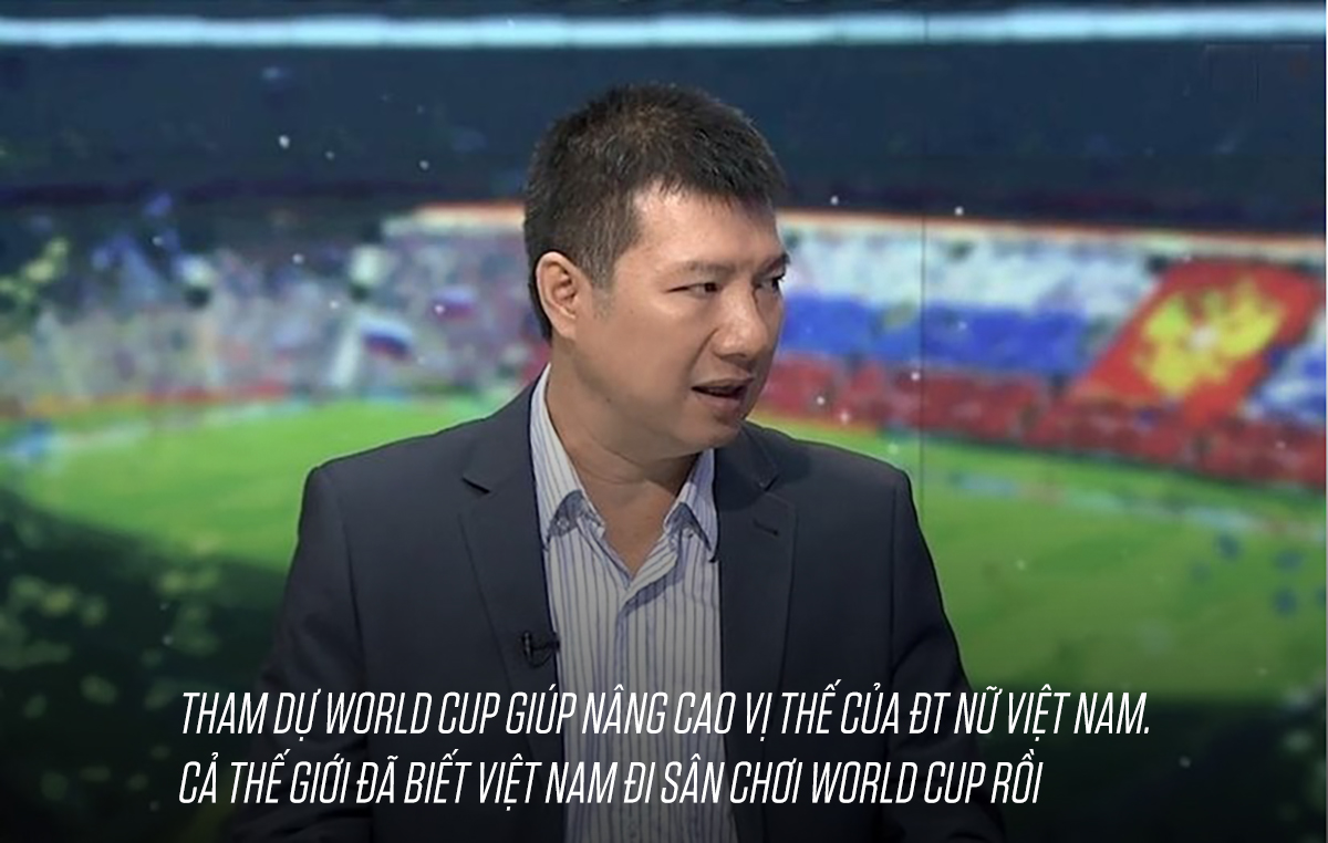 BLV Quang Huy: 'World Cup sẽ nâng tầm vị thế của bóng đá nữ Việt Nam'
