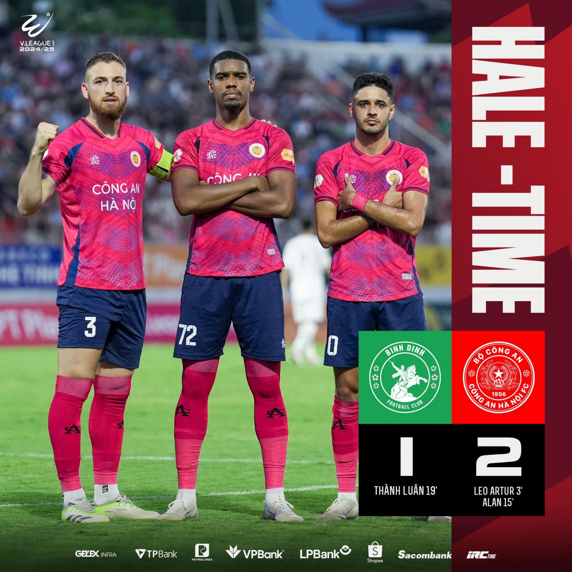 BXH V-League mới nhất: CAHN chính thức vào top 3