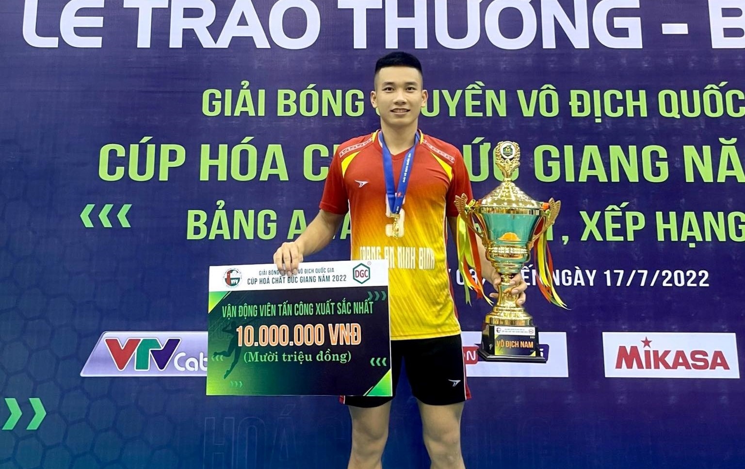 Quốc Duy rời Ninh Bình, chưa có bến đỗ tại giải bóng chuyền VĐQG 2023