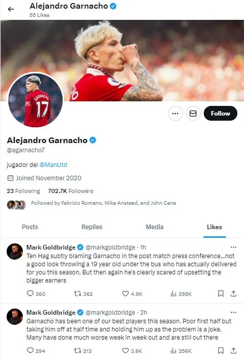 Ten Hag tiết lộ về động thái mới của Garnacho