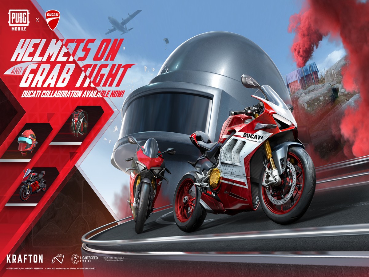 PUBG Mobile chính thức hợp tác cùng Ducati ra mắt bộ skin mới