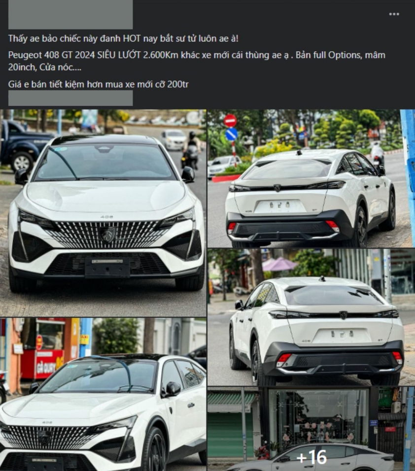 Sử dụng 1 tháng, Peugeot 408 ‘siêu lướt’ đầu tiên tại Việt Nam xuống giá khó tin